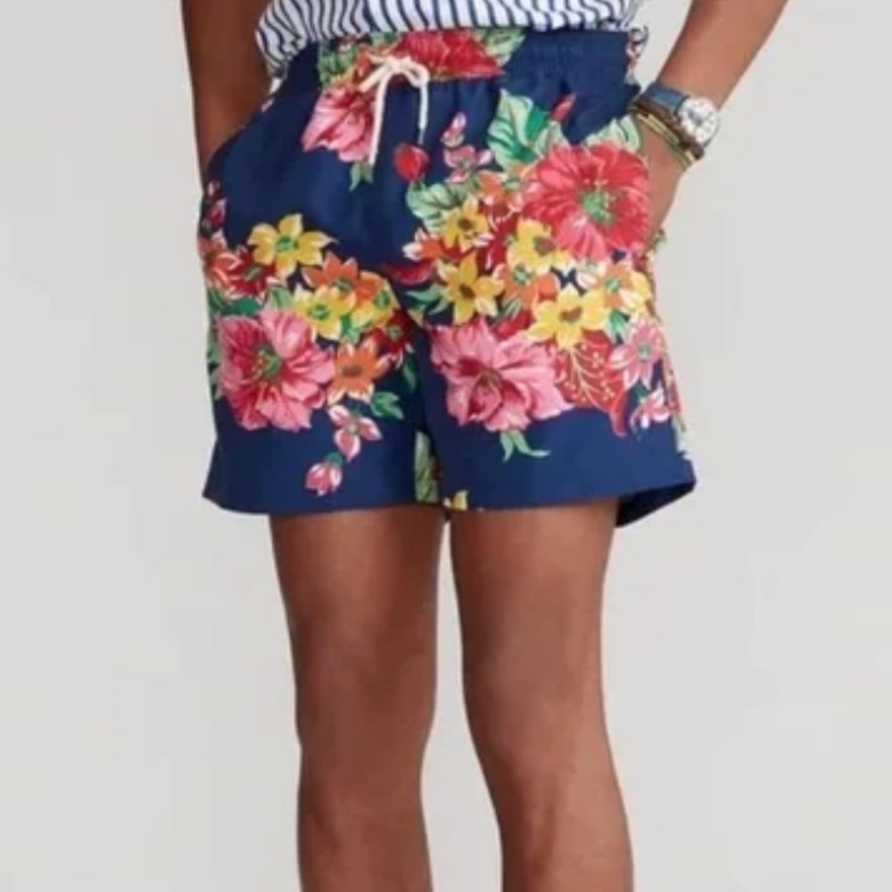 Ralph Lauren Polo Men’s Tropical Floral Traveler Swim… - Gem